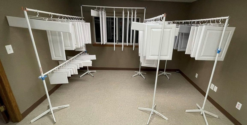 The PaintLine | #1 Cabinet Door Painting & Drying Racks