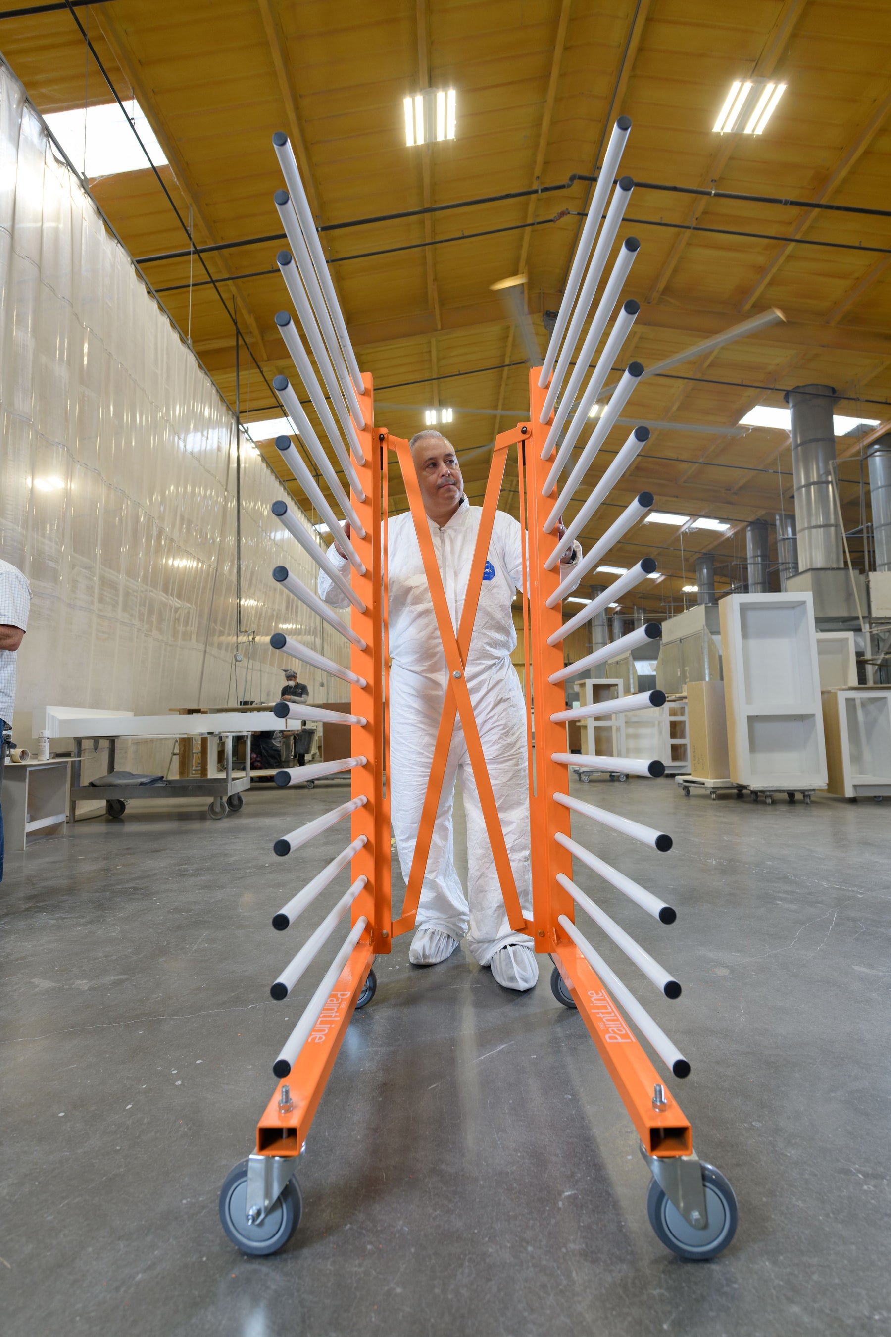 The PaintLine ProDryingRack EX™ (PDREX) Expandable Cabinet Drying Rack