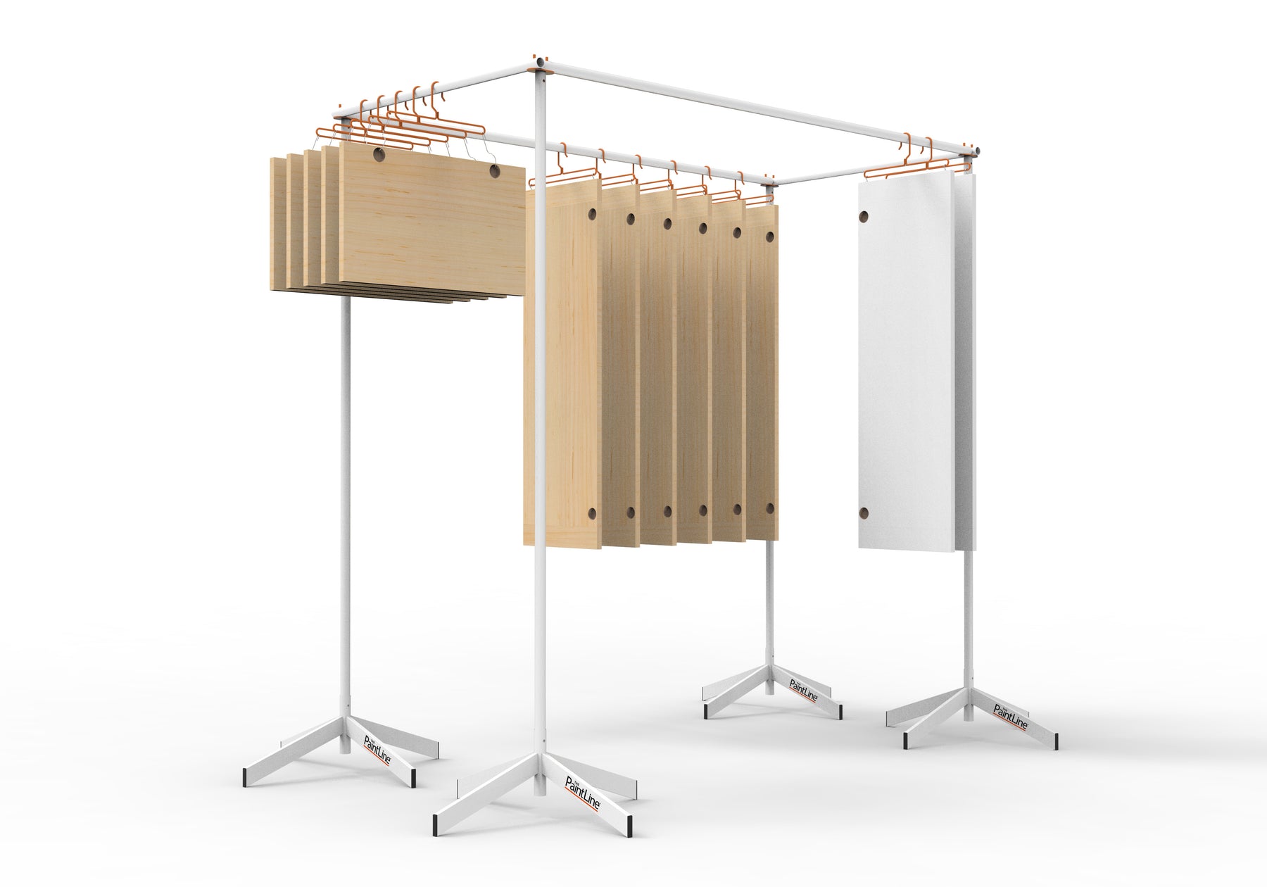 The PaintLine ProDryingRack SD (PSDR) Vertical Cabinet Door System