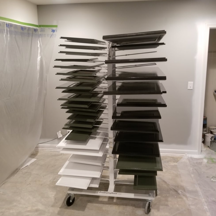 The PaintLine ProDryingRack KD | 50 Shelf Cabinet Door Drying Rack