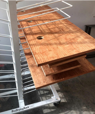 The PaintLine ProDryingRack KD | 50 Shelf Cabinet Door Drying Rack